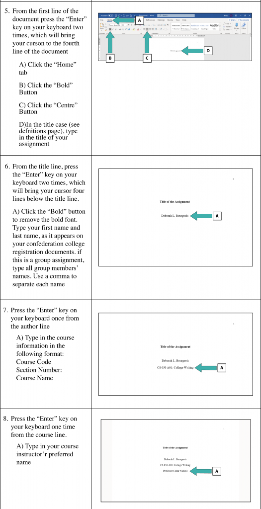 APA Assignment: General Page Format Requirements – An APA Guide for ...