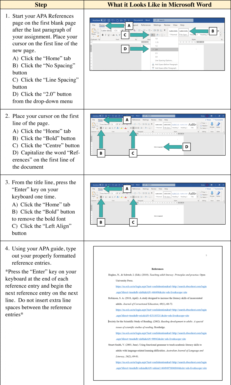 APA References – An APA Guide for Students and Faculty